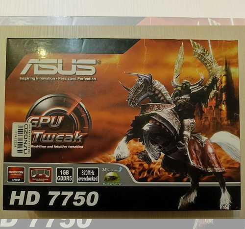 Видеокарта Asus Radeon HD 7750 (1 Гб, PCI-E 3.0)