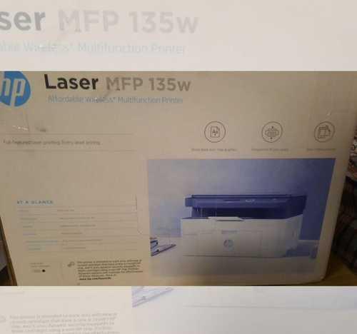 Принтер Мфу лазерный HP MFP 135 W