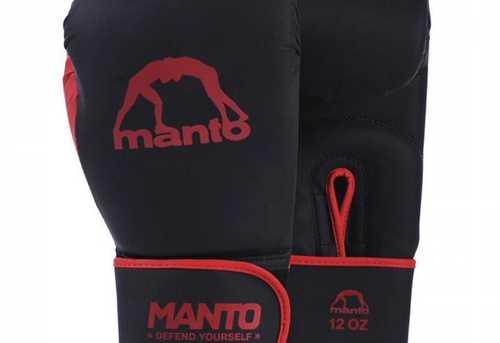 Боксерские перчатки Manto essential black-red