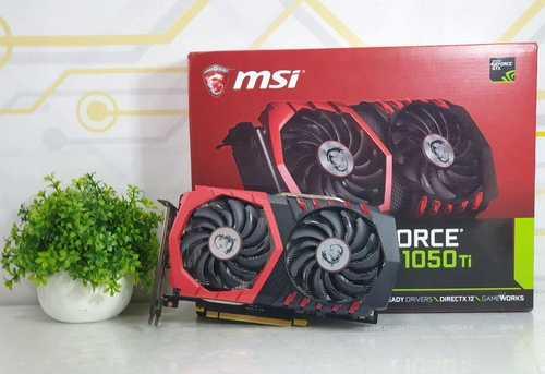 Видеокарта (MSI, nvidia, GTX 1050 Ti, Gaming X, 4G