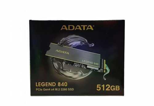 Диск SSD M.2 adata legend 840 M.2 2280 512 гб (ale