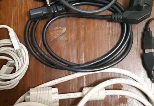 Провода для пк, тв, и старых телефонов зарядка