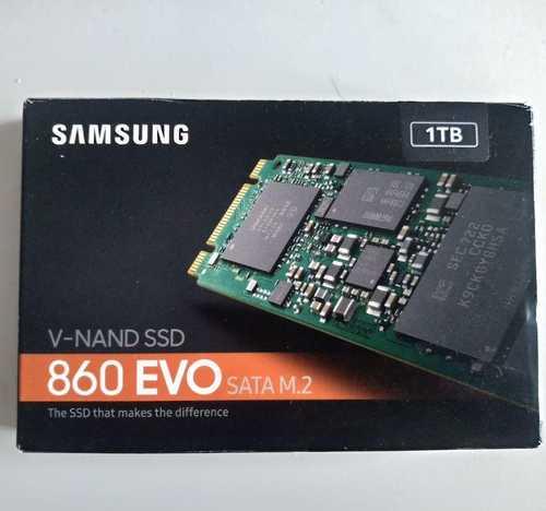 M.2 SATA накопитель Samsung 860 EVO 1TB