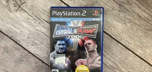 Smack Down vs RAW 2006 Ps2 диск лицензия