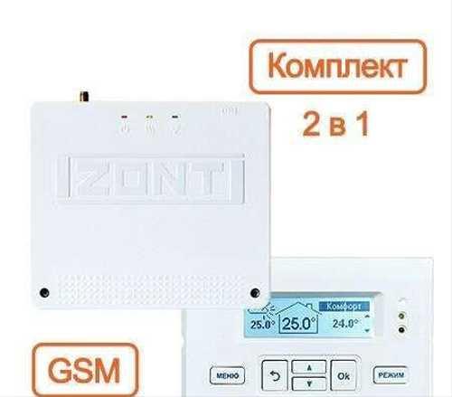 Комплект zont smart + панель управления мл-732