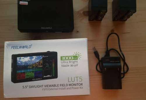 Монитор FeelWorld LUT5 hdmi 3000cd/m² 3dlut