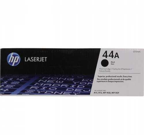 HP CF244A Катридж Hp 44A, Black (1000стр.) для HP LJ Pro MFP M28a