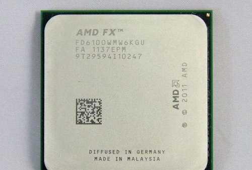 Процессор amd сокет AM3+ шесть ядер FX 6100