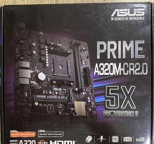 Материнская плата asus prime A320M-C R2.0