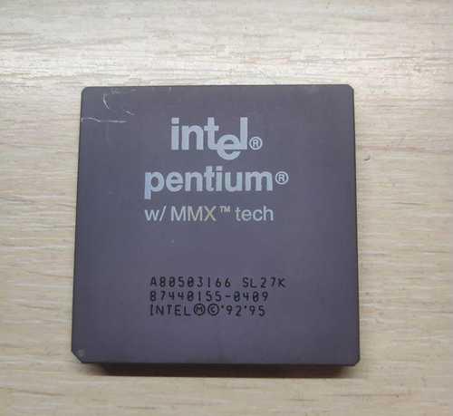 Intel Pentium MMX 166 мгц (SL27K )