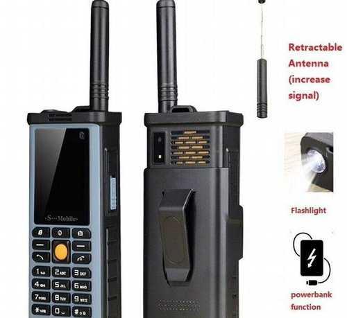 Противоударный телефон S mobile S-G8800 на 4 sim