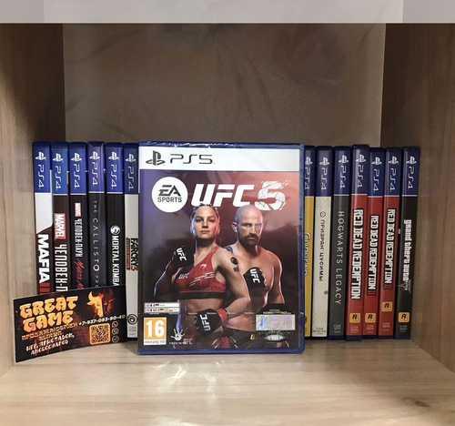 Игры PS5: UFC 5 (Запечатанная)