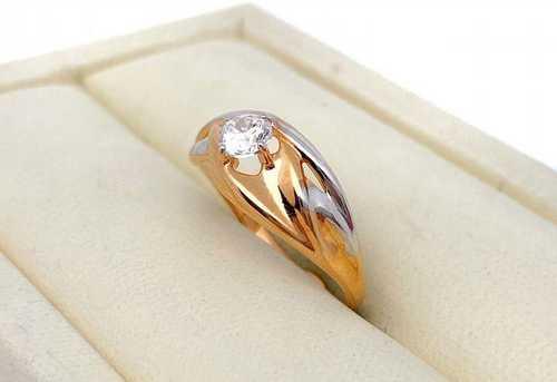 Золотое кольцо с камнем 585пр. размер: 15,8
