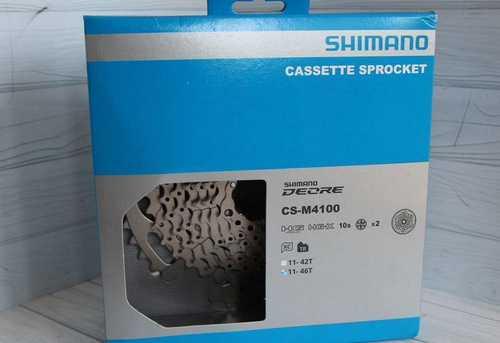 Кассета Shimano Deore CS-M4100 10 скоростей