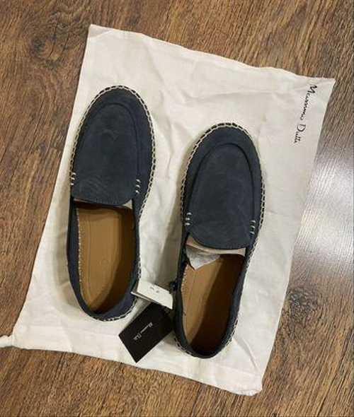 Замшевые эспадрильи Massimo Dutti