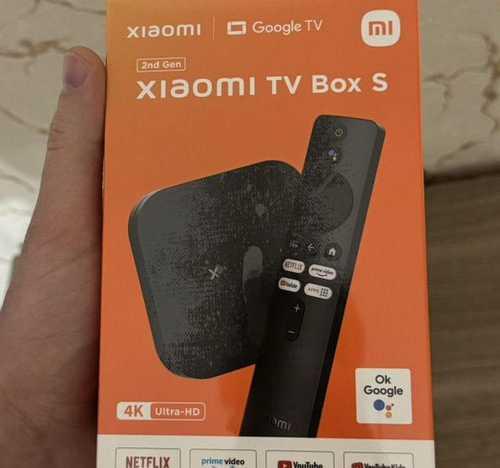 Tv приставка xiaomi mi box s