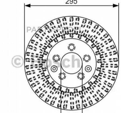 Bosch 0986479D16 Тормозной диск передний