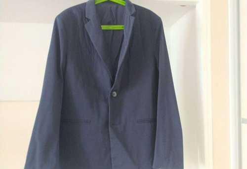 Пиджак школьный тёмно-синий рост 152