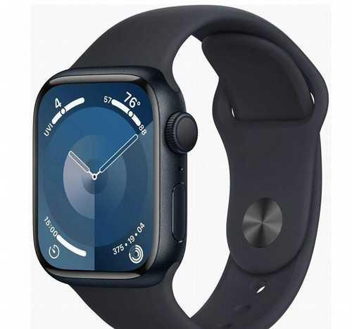 Умные часы Apple Watch Series 9 (41 мм) SB, чёрные