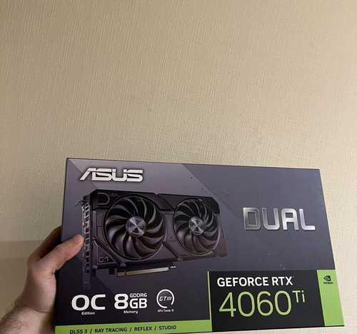 Видеокарта asus GeForce RTX 4060 Ti OC 8 гб