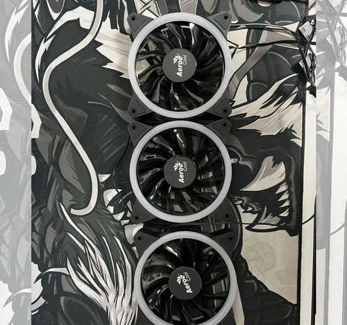 Aerocool rev blue 12 см computer fan