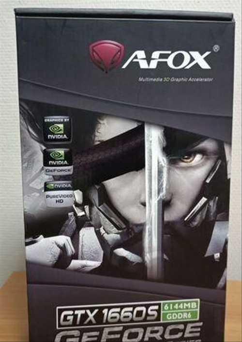 Видеокарта afox geforce GTX 1660 super 6GB