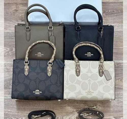 Сумка coach maggie tote 3 цвета