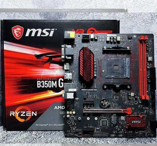 Материнская плата MSI B350 Gaming pro