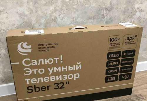 Новый телевизор sber 32, SMART TV