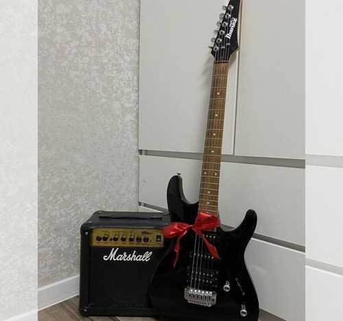 Электрогитара Ibanez GIO GSA60   Marshall MG10CD