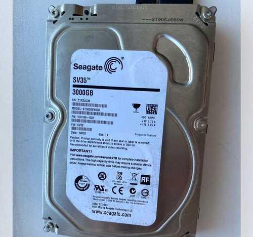 Жесткий диск 3TB Seagate (HDD, SATA)