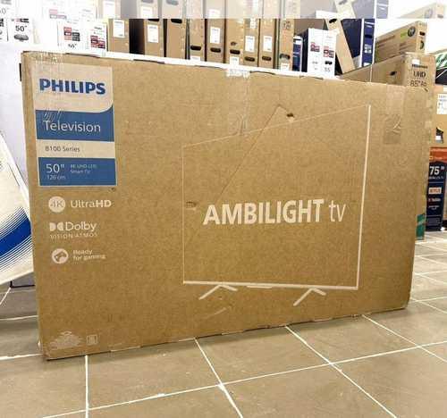 SMART TV 4K Телевизор Philips 50 дюймов