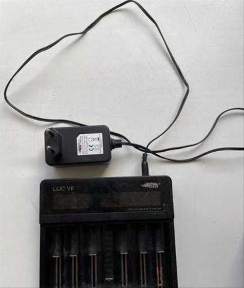 Зарядное устройство efest luc v6 и 4х 18650