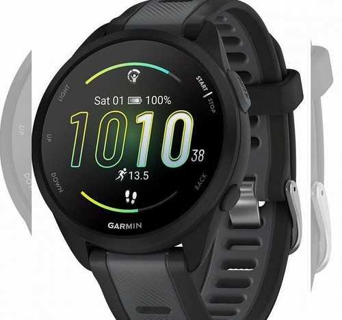 Умные часы Garmin Forerunner 165 Music 30мм Черные