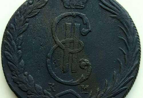 Монета сибирская 10 копеек 1770 год оригинал