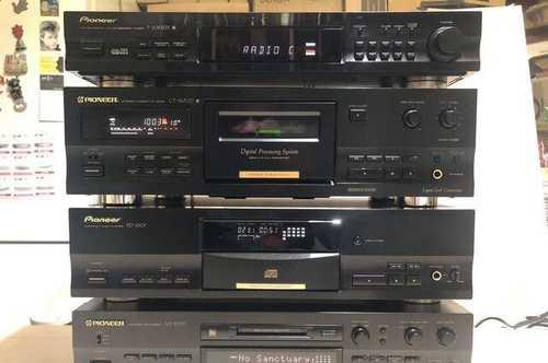 Hi-Fi комплект Pioneer тюнер+md+cd+дека 220 Вольт