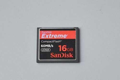 Карта памяти CF Sandisk 16GB 60m/s