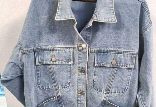 Куртка джинсовая женская оверсайз 50- 52,52-54