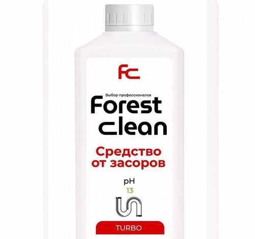 Средство от засоров turbo Forest clean 1л