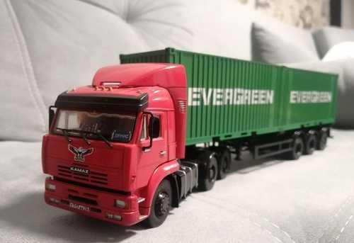 Камаз 6460 с полуприцепом маз 938920 1/43