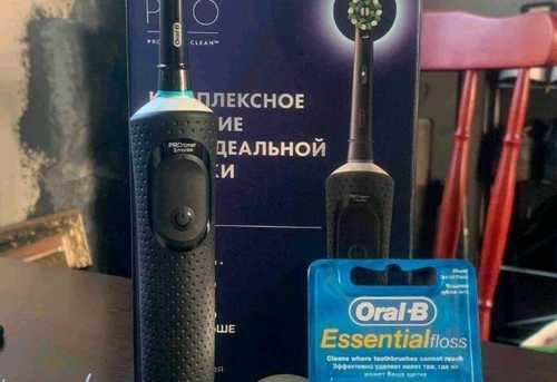 Зубная щетка Oral-B Vitality Pro с зубной нитью