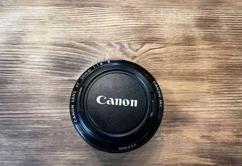 Объектив Canon 50mm 1 8