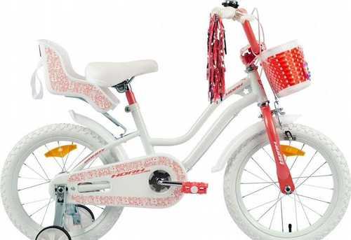 Велосипед horh sandy 16" (2024) White-Coral Ros434