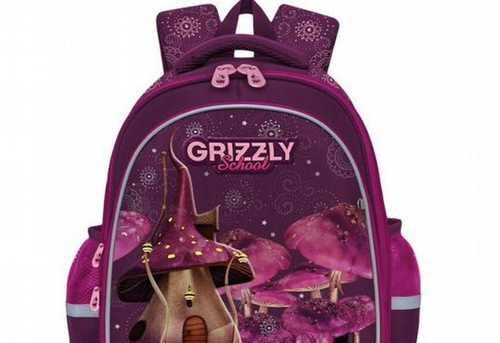 Рюкзак школьный новый Grizzly Грибок