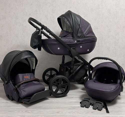 Коляска 3 в 1 Verdi Mirage Кожа