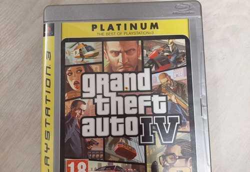 Grand theft auto 4 Platinum на PlayStation 3
