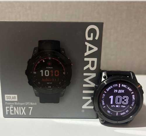 Часы garmin fenix 7 solar