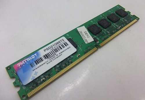 DDR2 1GB Patriot PC2-5300 CL5 667MHz