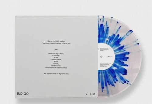 RM - Indigo (clear with blue splatter)