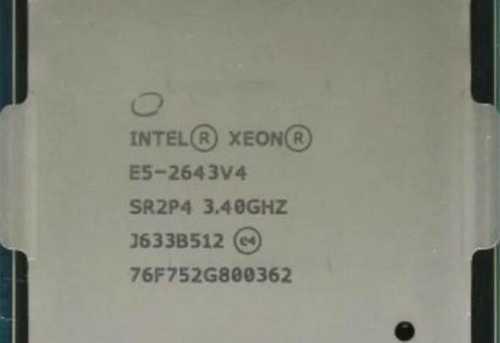 Процессор Intel Xeon E5-2643 v4 6 ядер 3.4/3.7